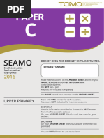SEAMO Paper B 2016-2025 Overview | PDF