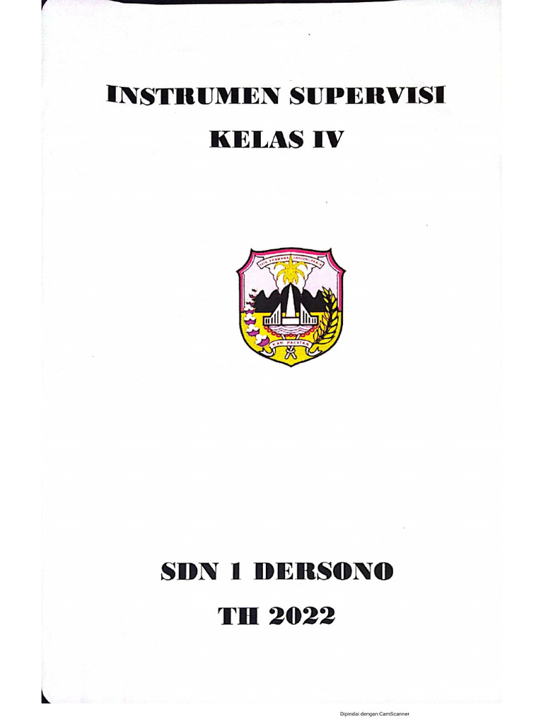 Instrumen Supervisi | PDF