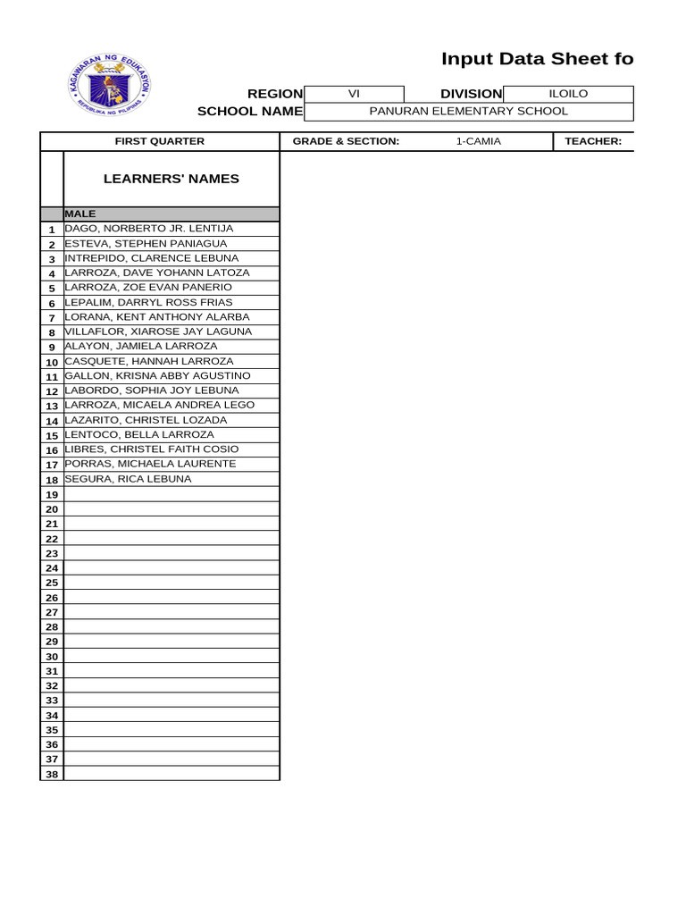 GRADE 1 - 2nd Quarter Grades | PDF