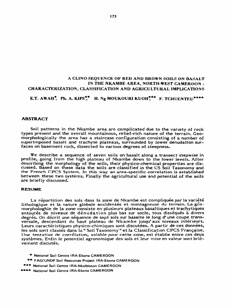 Red and Brown Soil - Basalt | PDF | Soil | Soil Science