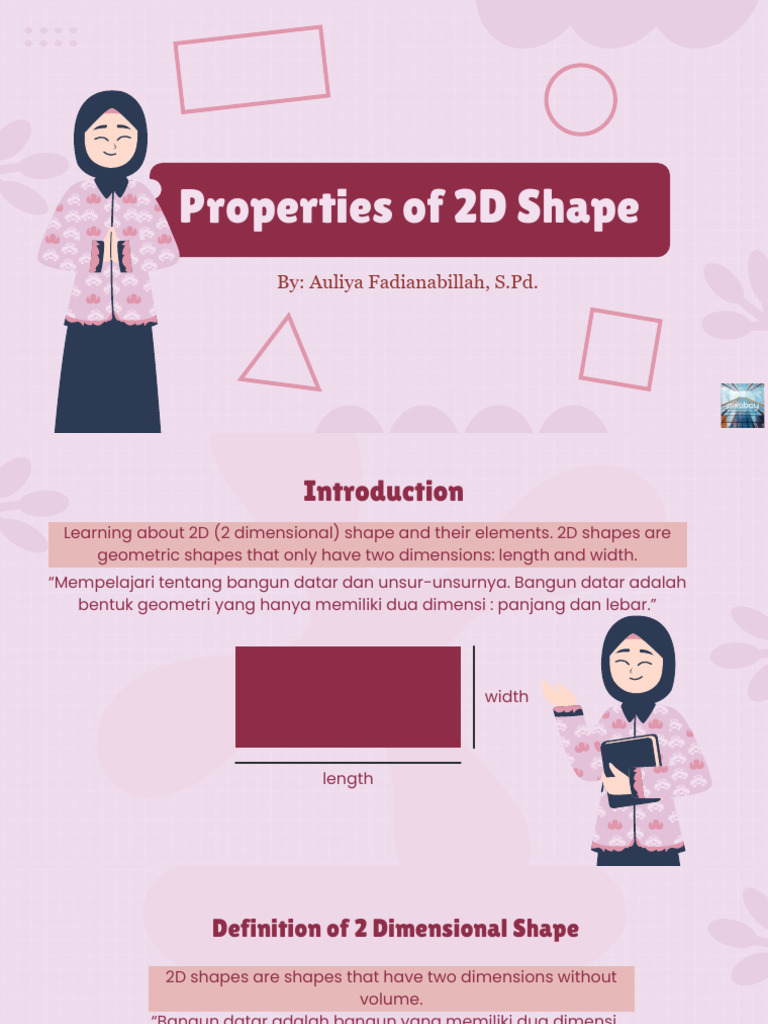 Properties of 2D Shape | PDF | Rectangle | Shape