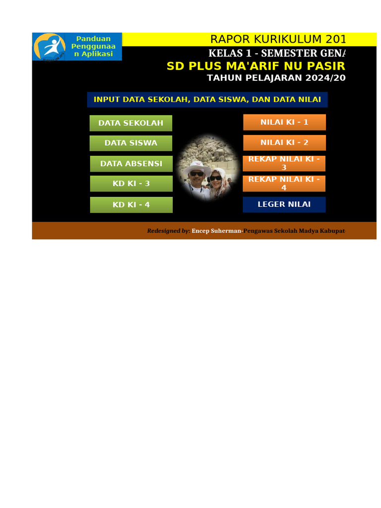 Rapor Kls. 1 Genap Bu Imas | PDF