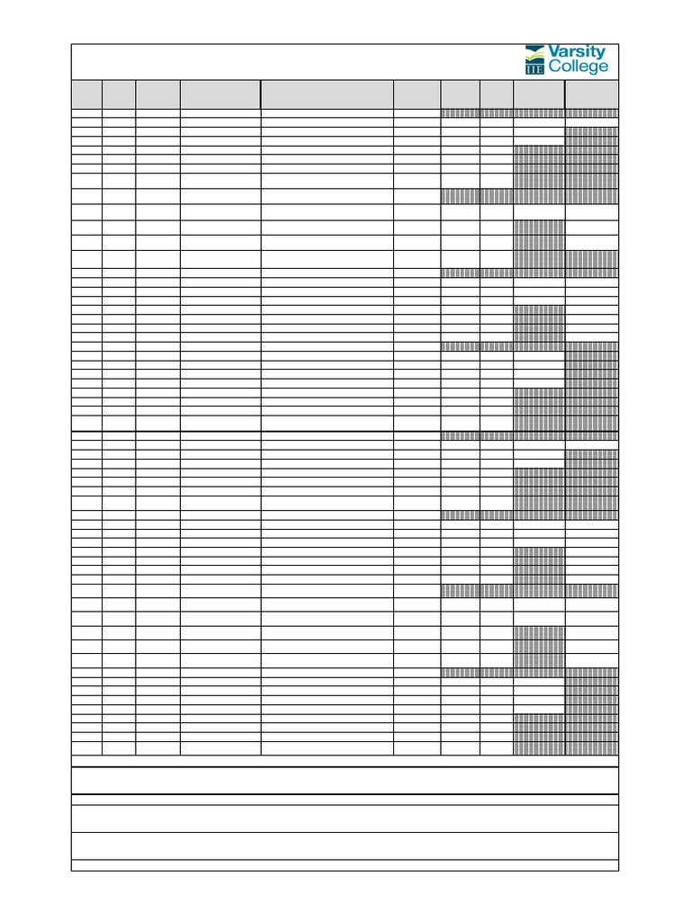IIE BCO1 Programme Assessment Schedule 2023 V4 | PDF | Educational Assessment | Evaluation Methods