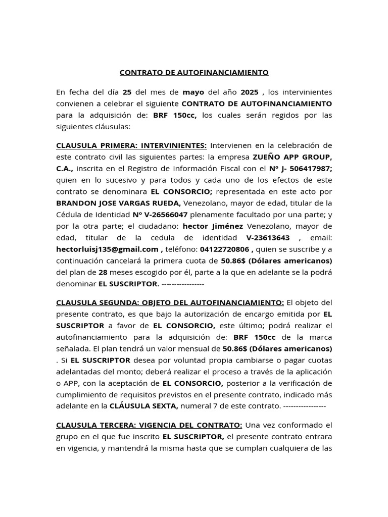 Contract Unsigned 232392uz18464yekgli7nubtvhj150lidsg 2 | PDF | Póliza ...