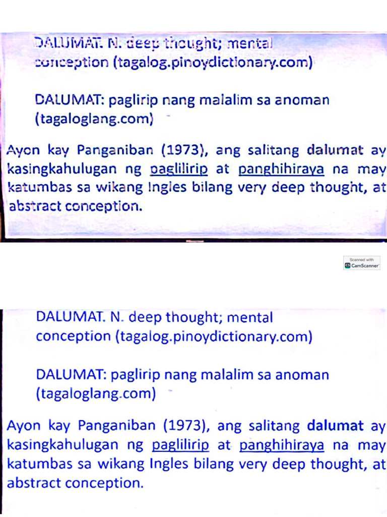 Dalumat Lecture 1 | PDF