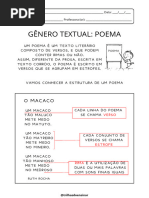 Atividade Poema A Foca | PDF