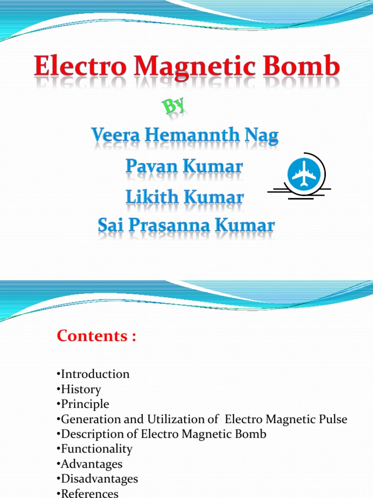 E Bomb PPT Hemannt | PDF | Military Technology | Electromagnetism