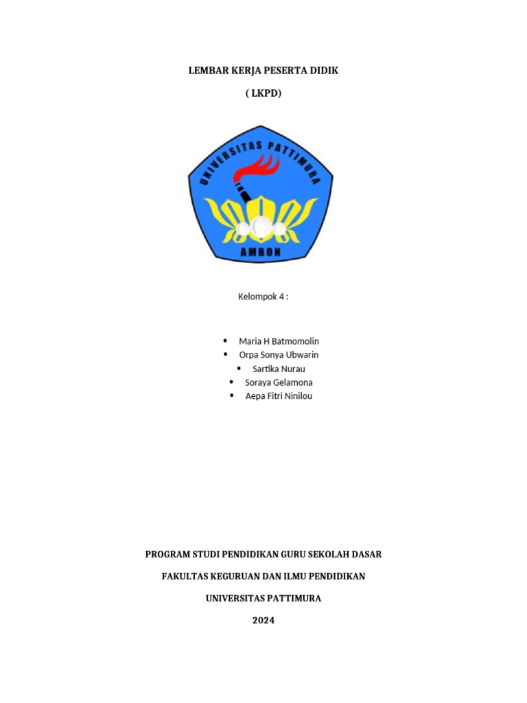 LKPD Klompok 4 | PDF