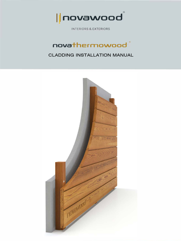 Cladding Installat On Manual | PDF | Insulators | Materials