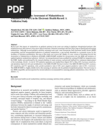 STAMP Screening Tool Pediatric | PDF | Percentile | Malnutrition