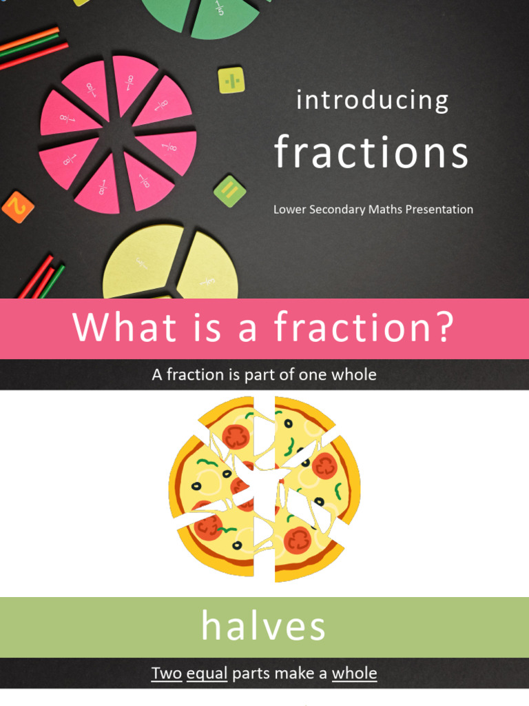 Introducing Fractions | PDF | Elementary Mathematics | Lexicology