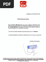 Attestation de Titularisation Employé | PDF