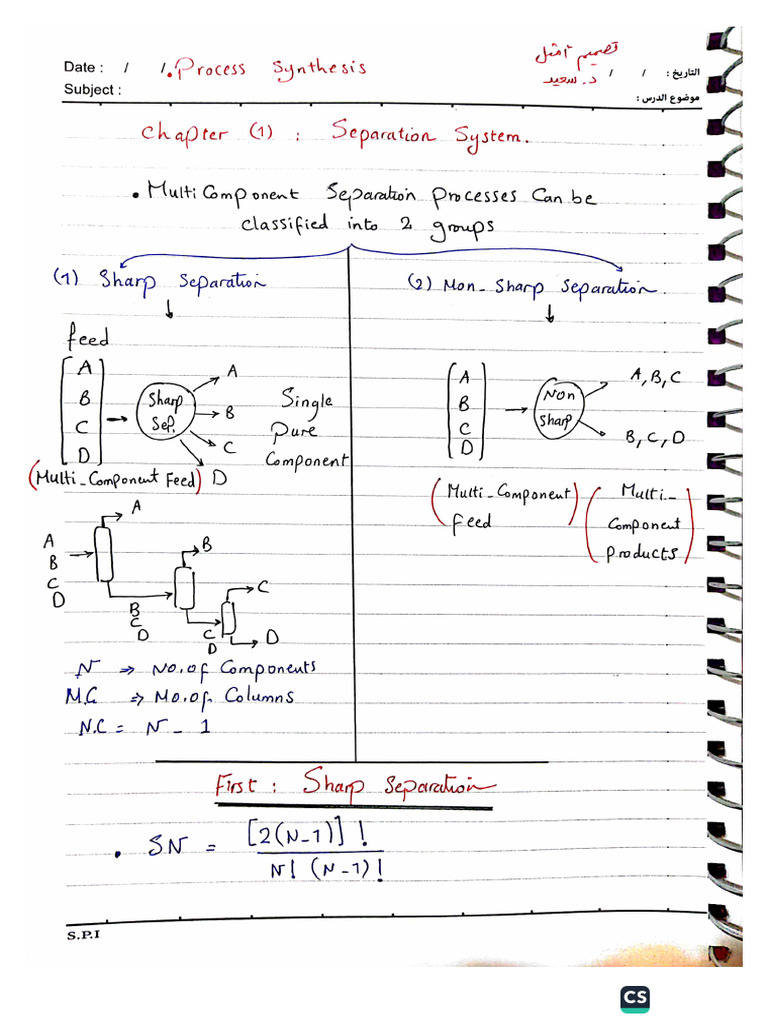 Non Sharp Separation | PDF