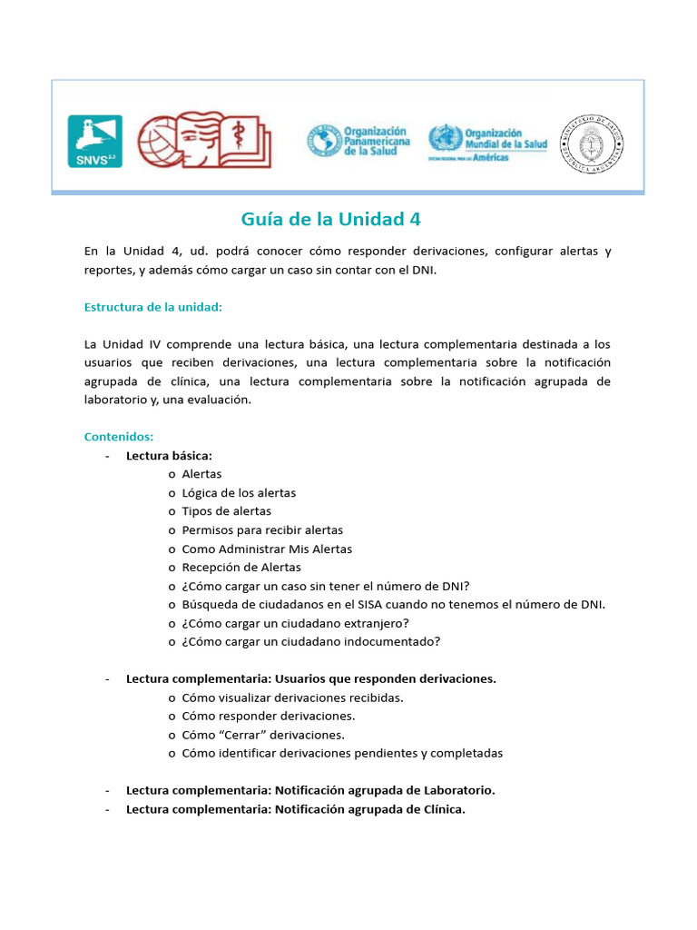 Guía Unidad 4 | PDF