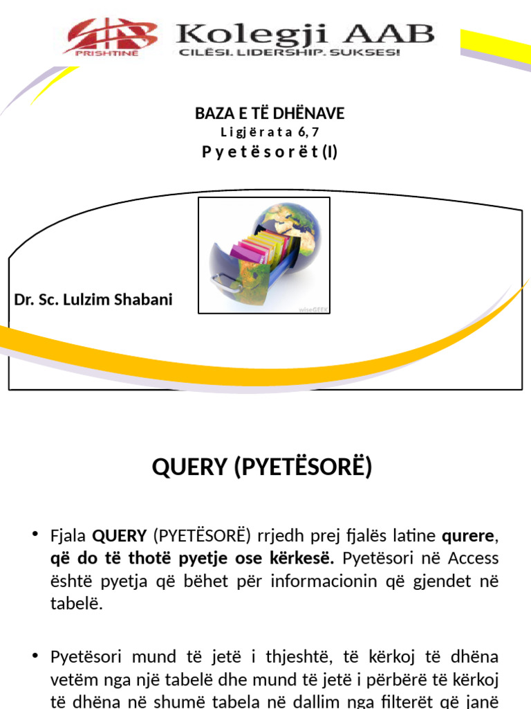 Ligjerata 6 Dhe 7 | PDF