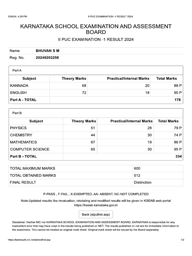 Result PDF | PDF