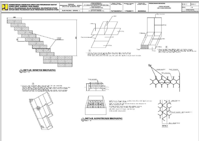 PDF Standar Kawat Dan Dimensi Bronjong Compress | PDF