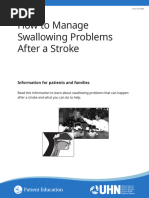 Supraglottic Swallowing Maneuver Guide | PDF | Human Diseases And ...