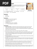 CookWorks Signature Breadmaker Recipes | PDF | Baker's Yeast | Breads