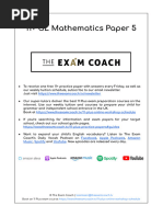 MidYIS Year 8 Practice Test | PDF | Mathematics