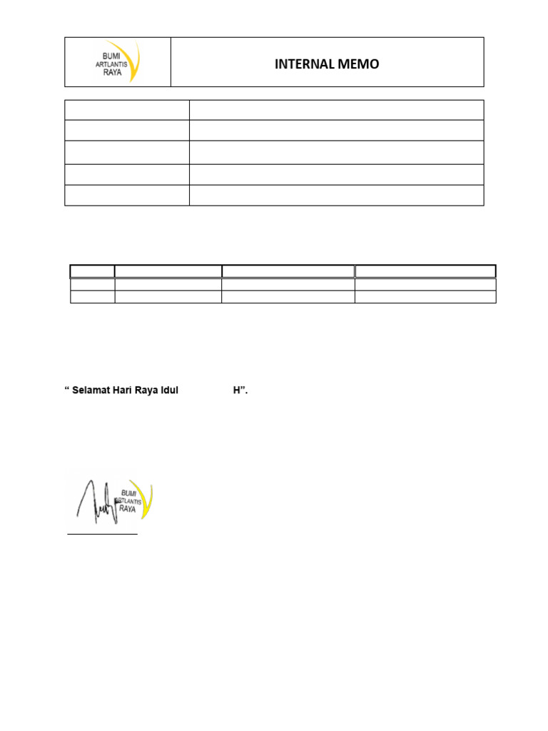 Internal Memo Kegiatan Di Idul Adha Site Bba 2025 | PDF