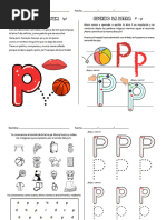 Actividades con la letra P | PDF