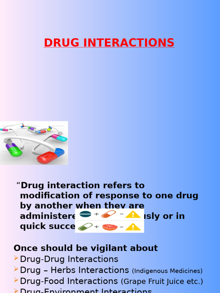 Drug Interactions 2 | PDF | Clinical Medicine | Drugs