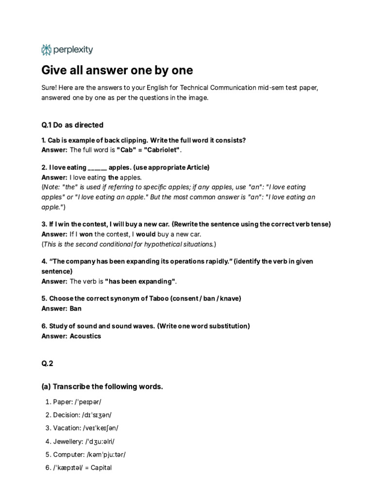 Give All Answer One by One | PDF | Communication | Nonverbal Communication