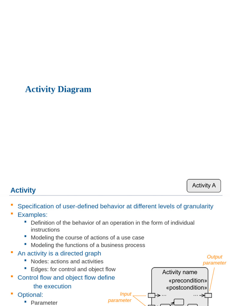 Lectures 9 ActivityDiagrams | PDF | Parameter (Computer Programming) | Function (Mathematics)