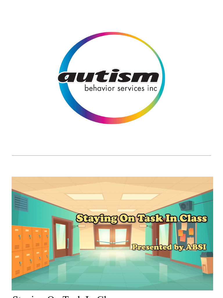 Strategies for Staying On Task in Class | PDF