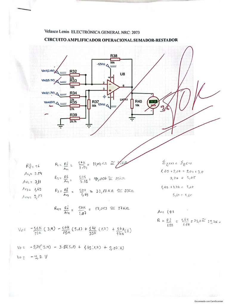 C.a.O. Sumador-Restador - Velasco Lenin | PDF
