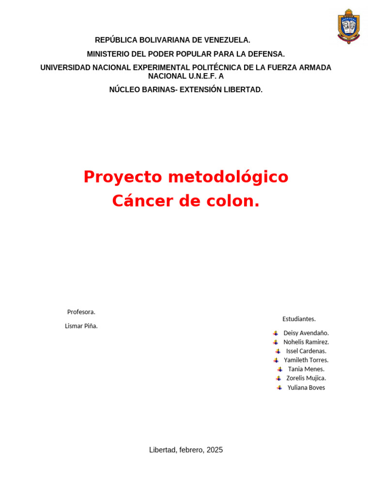 Infor | PDF | Cáncer colonrectal | Cáncer