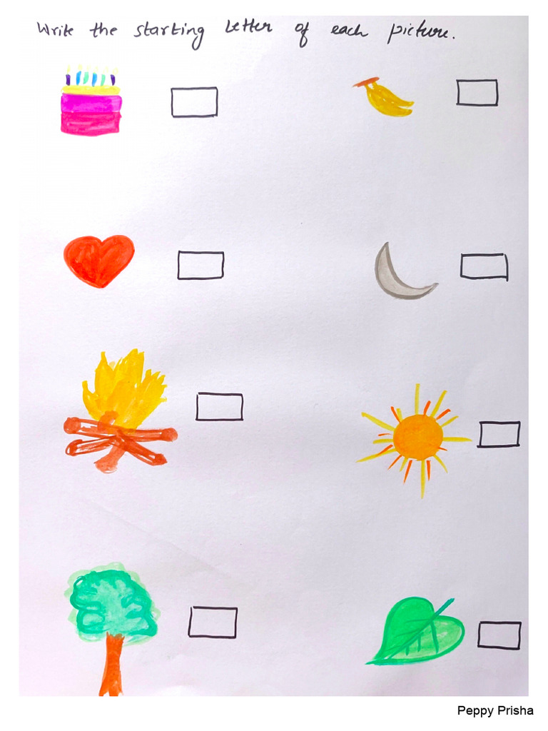 4 Peppy Prisha Phonics Worksheets | PDF