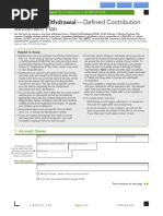 Self-Employed 401(k) Contribution Form | PDF | 401(K) | Economies