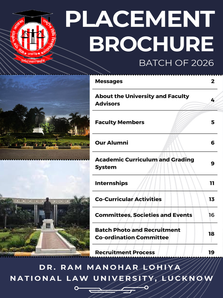 Placement Brochure (Batch of 2026) | PDF | Crimes | Crime & Violence