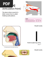 The Points of Articulation of Arabic Letters | PDF | Human Voice ...