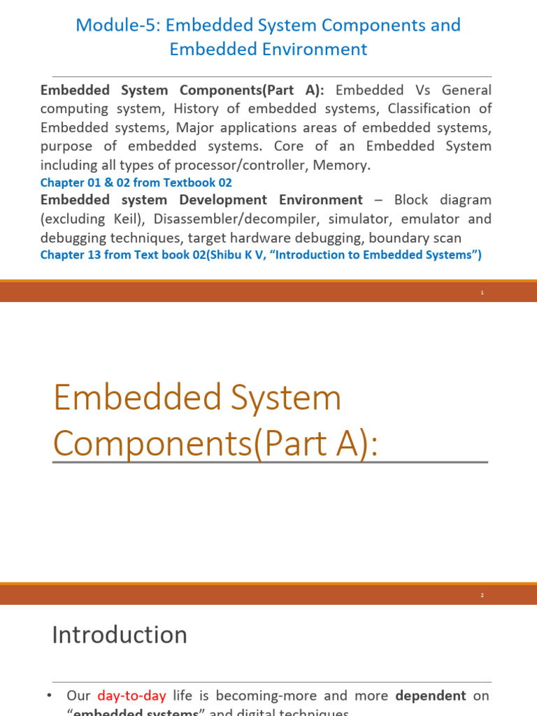 Mes - Module 05 Part A July - 2024 | PDF | Read Only Memory | Embedded System