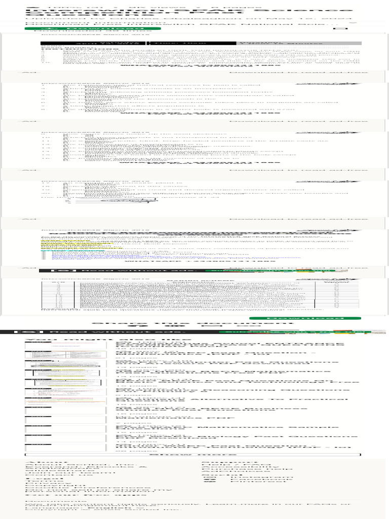 Interswitch SPAK Science Competition Past Questions PDF Tooth Digestion ...