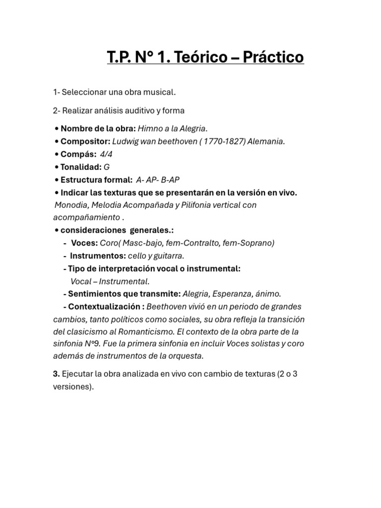 T.P #1 Apreciacion 1 | PDF