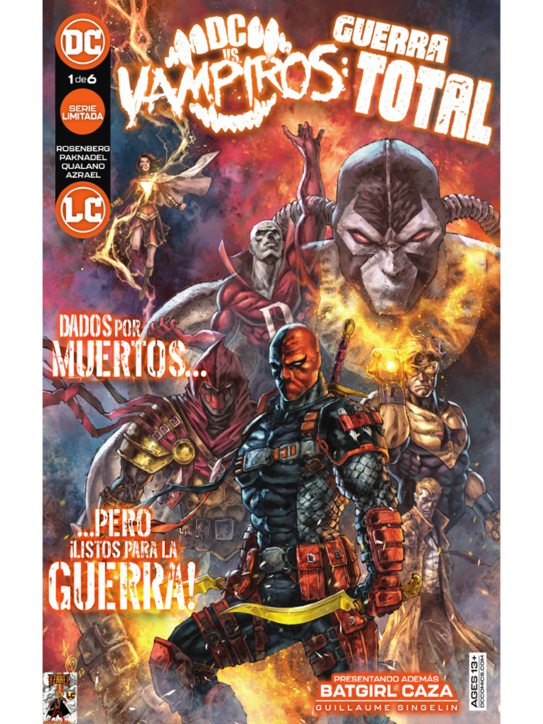 DC Vs Vampires All-Out War 1 | PDF