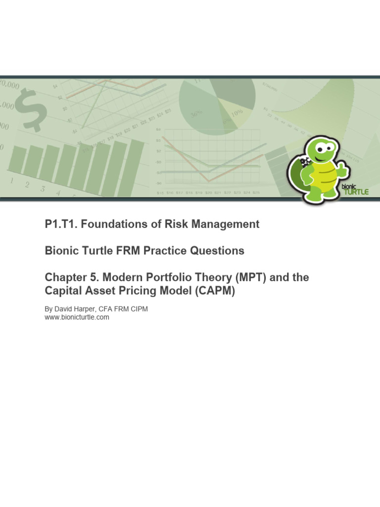 Practice Question Set Modern Portfolio Theory MPT and The Capital | PDF ...