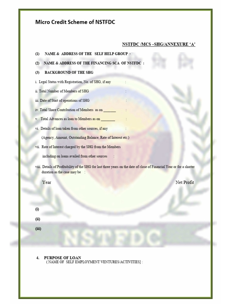 Micro Credit Scheme | PDF | Loans | Financial Services