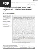 Rockwood Frailty Scale | PDF