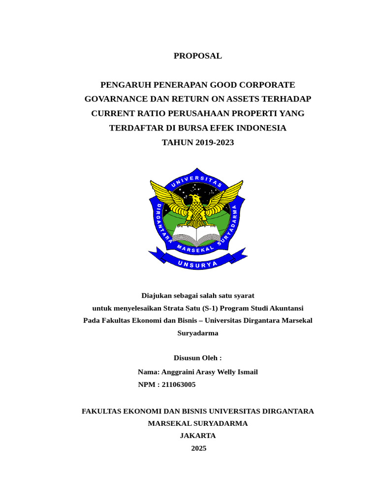 Proposal Sempro - Anggraini | PDF