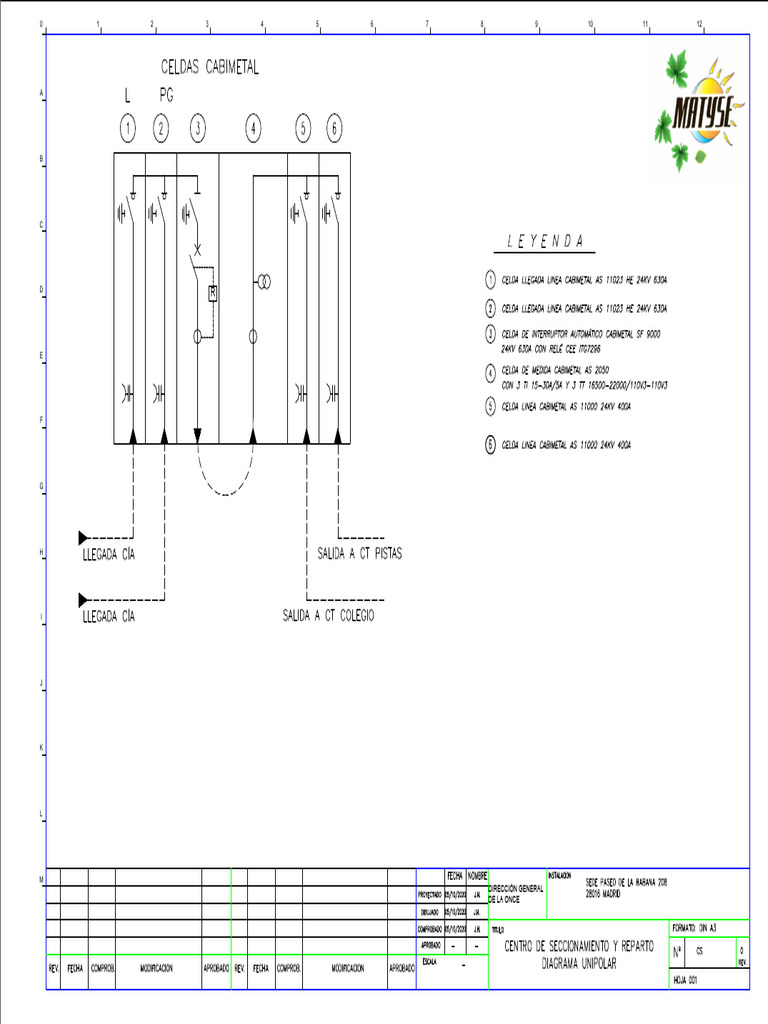 Esquema CT Once Paseo de La Habana 208-CS | PDF