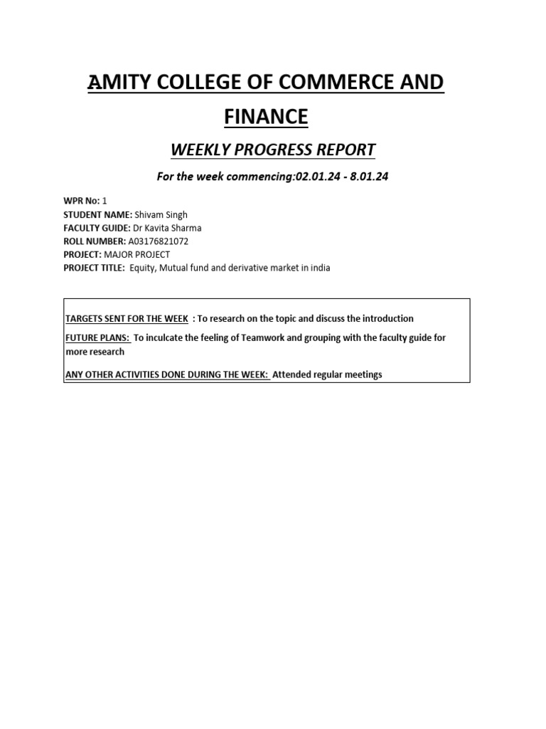 Wpr-1 Shivam Singh | PDF