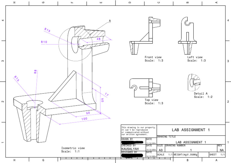 Lab Graded Drawing Assignment | PDF
