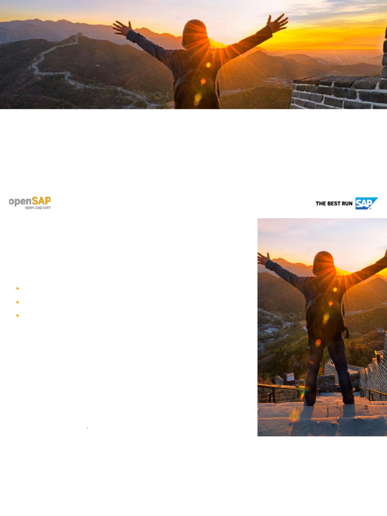 OpenSAP Rise1 Week 2 All Slides | PDF | Computing | Business