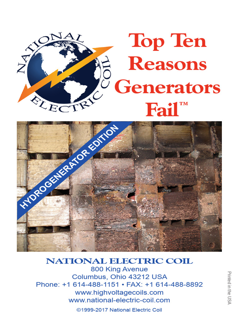 Top Ten Generator Failure Causes | PDF | Fatigue (Material) | Electric ...