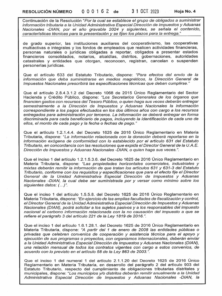 Resolución 000162 de 31-10-2023 Anexo 4 | PDF